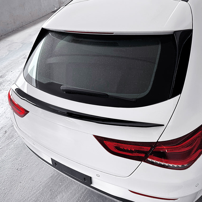 AMG Style Gloss Black Mid Spoiler for Mercedes Benz W118 CLA Estate 19 ...