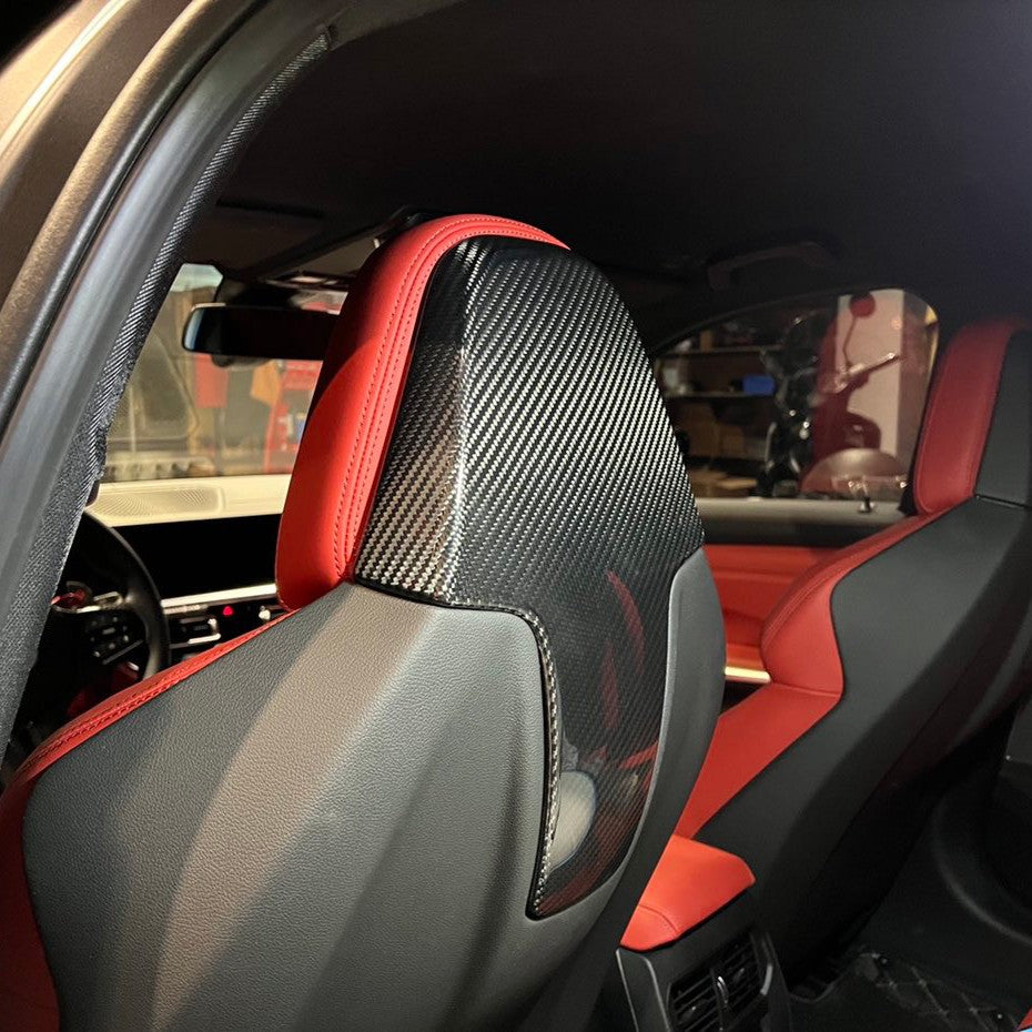 Pre-Preg Carbon Fibre Seat Covers for BMW G80 M3 F91 F92 F93 M8 21-24 ...