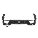 LED Style Gloss Black Rear Diffuser Quad Exhaust for BMW 3 Series G20