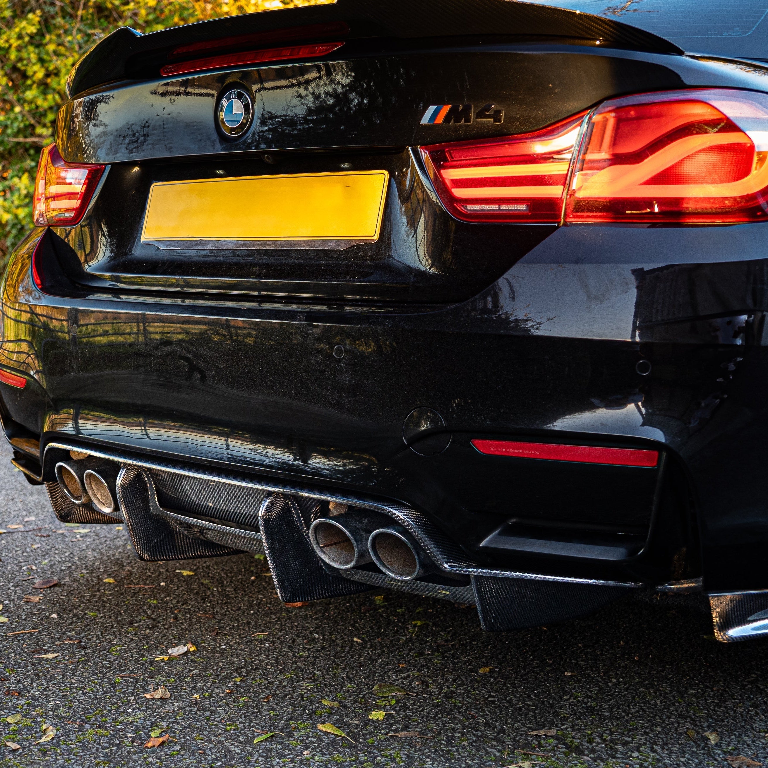 PSM Style Carbon Fibre Rear Diffuser for BMW F80 M3 F82 F83 M4 14-20 ...