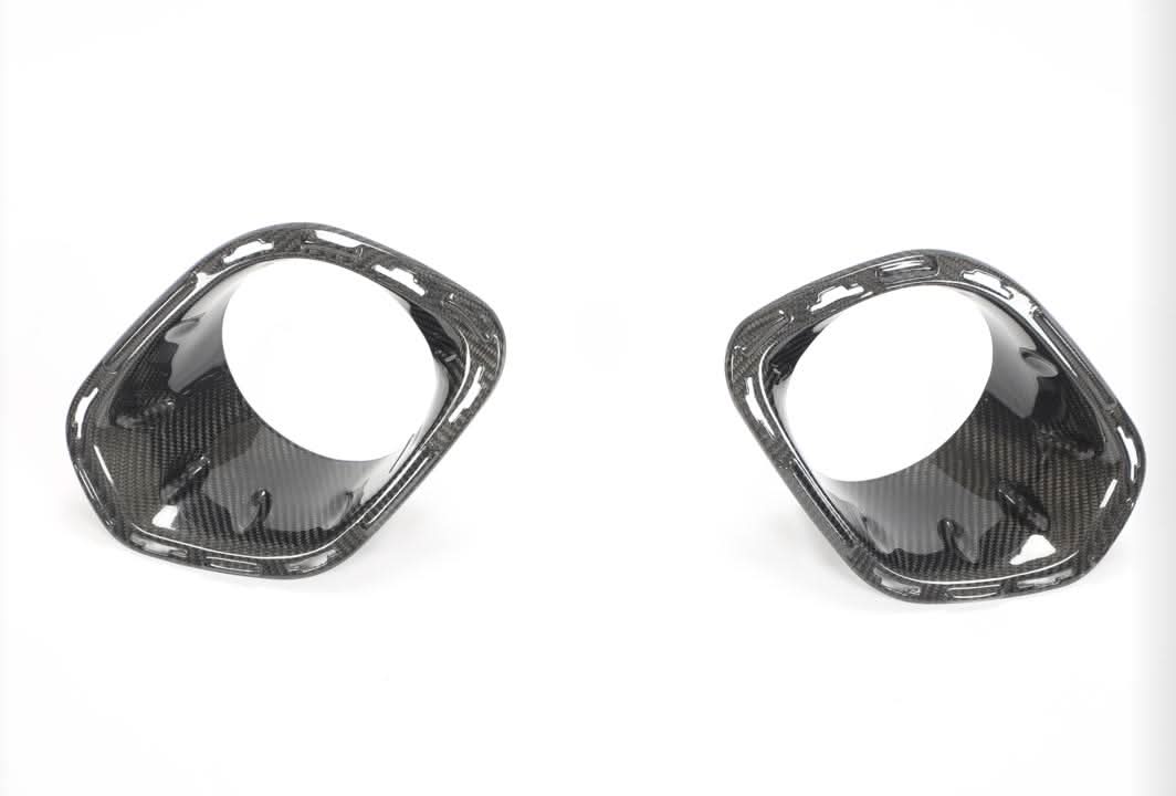 Carbon Fibre Fog Light Trims for BMW F55 F56 Mini Cooper S & JCW 14-22 ...