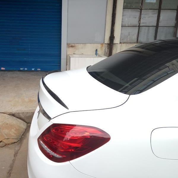 C63 Style Carbon Fibre Boot Spoiler for Mercedes Benz W205 C Class Sal ...