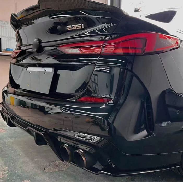 DK2 Style Gloss Black Rear Diffuser for BMW F44 2 Series 21-Present ...