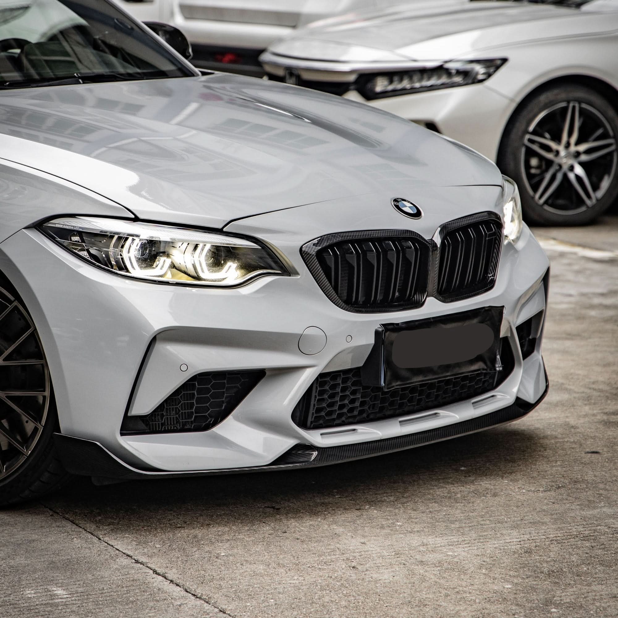 CF Style Pre-Preg Carbon Fibre Front Splitter for BMW F87 M2C 19-22 ...